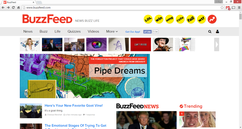 BuzzFeed – Web Publishing
